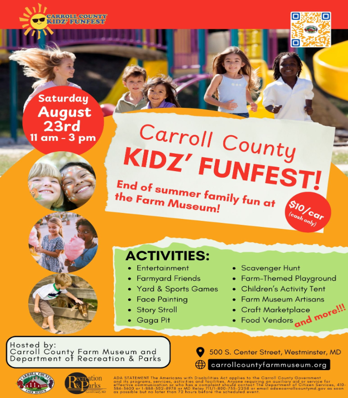 Carroll County KIDZ' FUNFEST - Carroll County Farm Museum